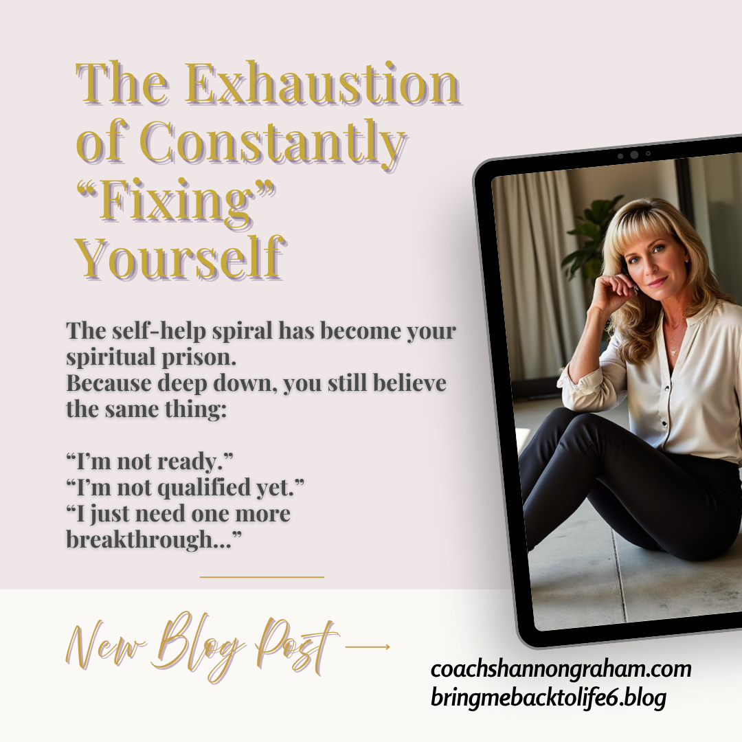 The Exhaustion of Constantly “Fixing” Yourself – Bring Me Back to Life ...